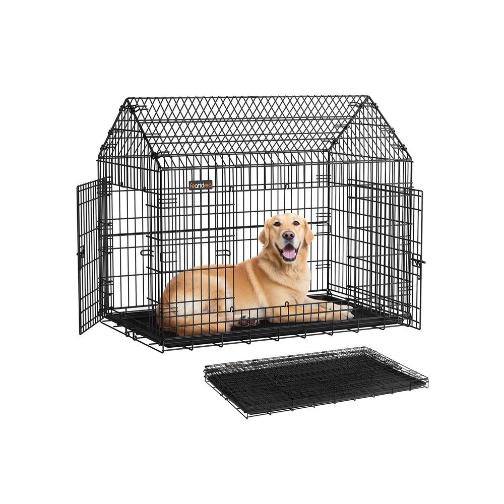 Sklopivi kavez za pse s dvostrukim vratima za velike pse - Inti